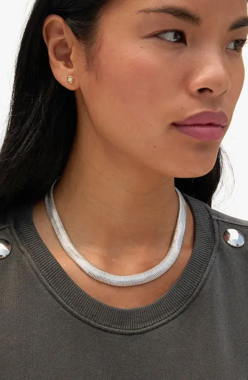Clare V. Snake Chain Collar Necklace