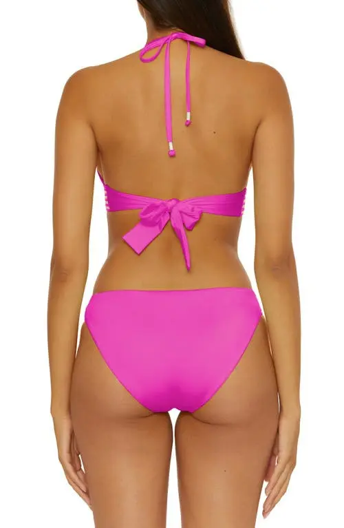 Trina Turk Monaco Tab Hipster Bikini Bottoms - Peony