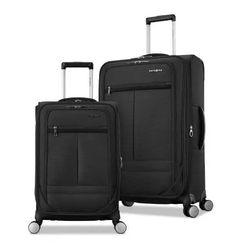 SAMSONITE Element Softside Expandable Spinner Luggage Set - Black