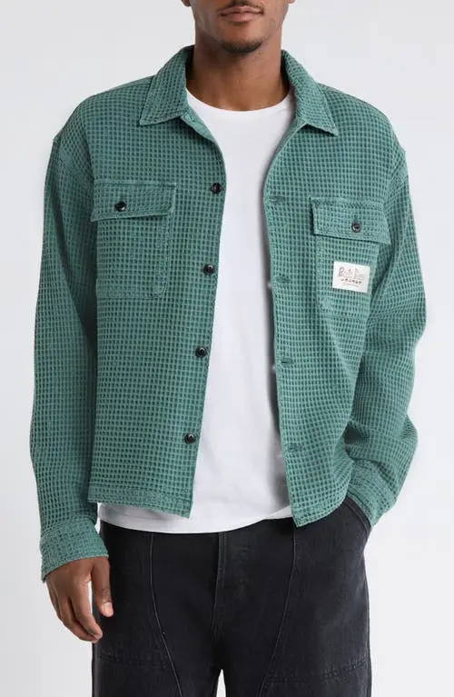 BRAIN DEAD Waffle Button-up Shirt