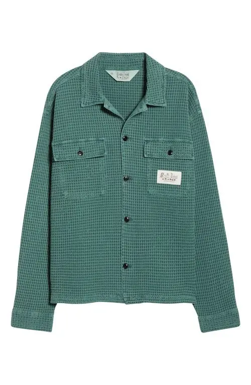 BRAIN DEAD Waffle Button-up Shirt