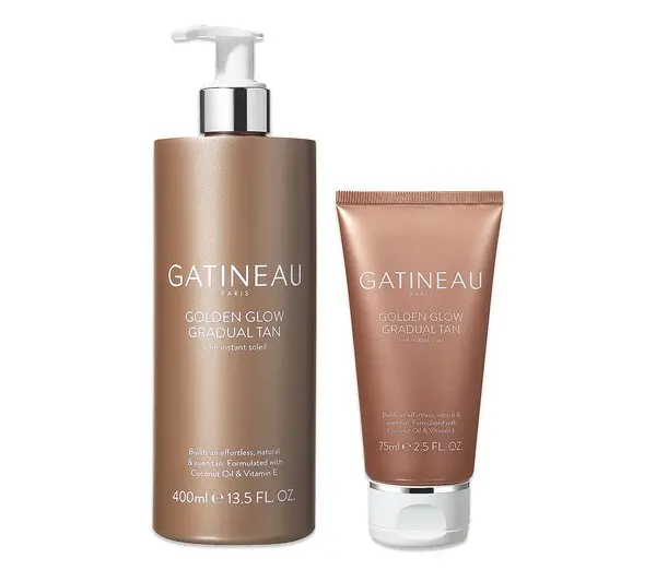 GATINEAU Shwk 4/6 Golden Glow Gradual Tan Home & Away 2pc Kit - One-color