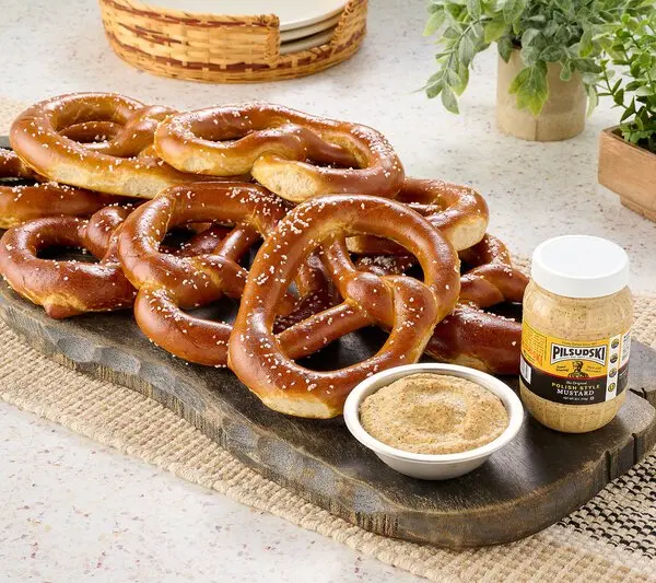 THE PRETZEL COMPANY The Pretzel Co. 6oz Hand Twisted Soft Pretzels & Mst - One-color