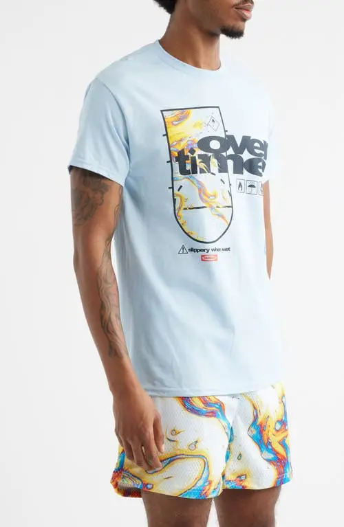 OVERTIME Splash Cotton Graphic T-shirt