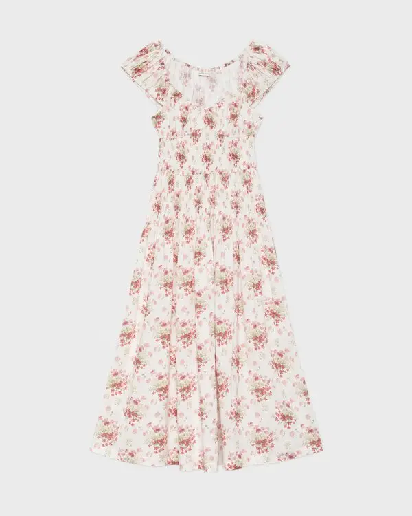 DÔEN Quinette Midi Dress - Ivory
