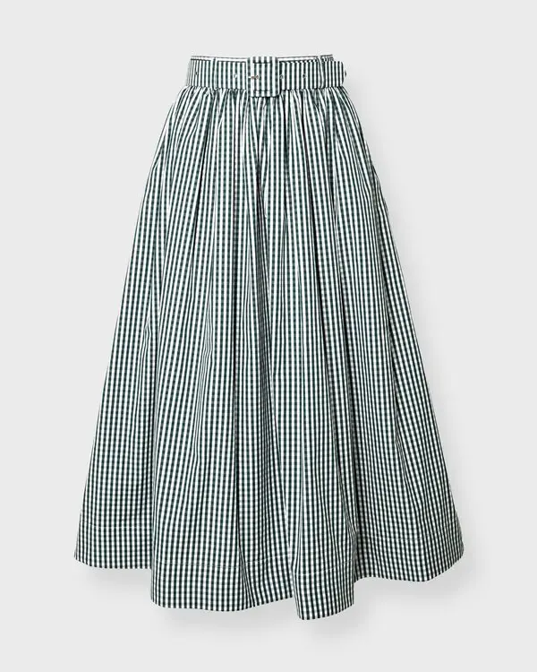 ANDIATA Fiia Skirt - Vit,grön