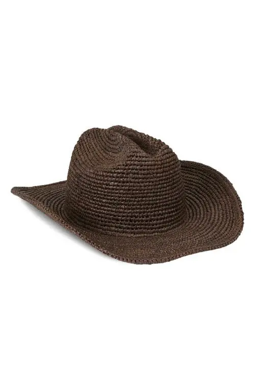 Lack Of Color Raffia Cowboy Hat - Coco