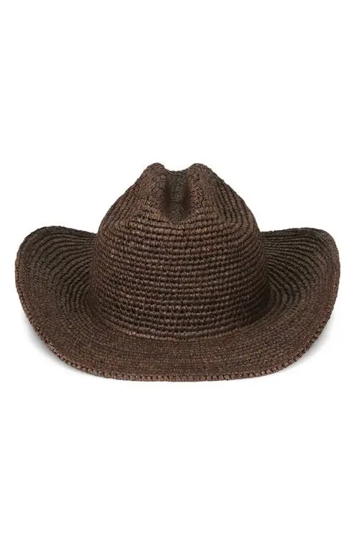 Lack Of Color Raffia Cowboy Hat - Coco