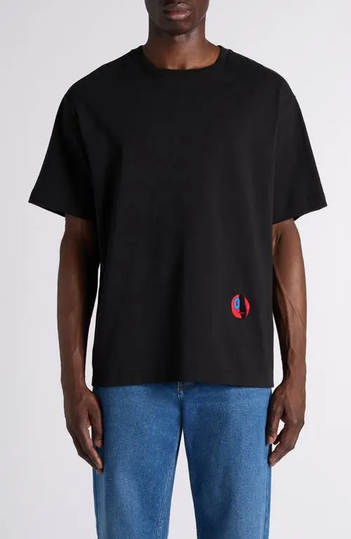 Bottega Veneta Face Embroidered Cotton Jersey T-shirt