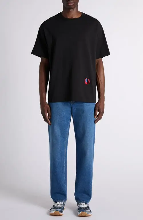 Bottega Veneta Face Embroidered Cotton Jersey T-shirt