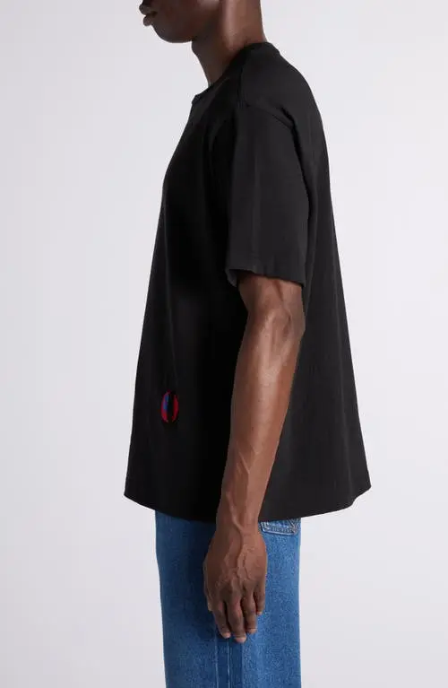 Bottega Veneta Face Embroidered Cotton Jersey T-shirt