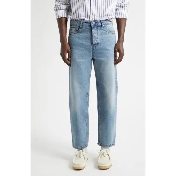 Ami Tapered Leg Jeans - Bleu Used