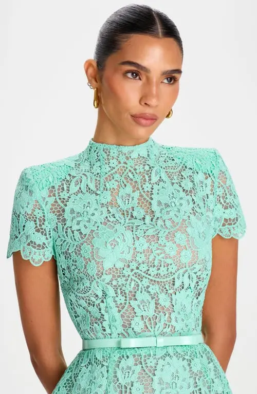 NADINE MERABI Milly Lace Mini Dress