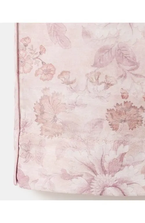 Mango Print Cotton Pajama Pants - Pink
