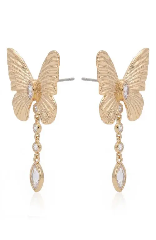Ettika Butterfly Drop Earrings