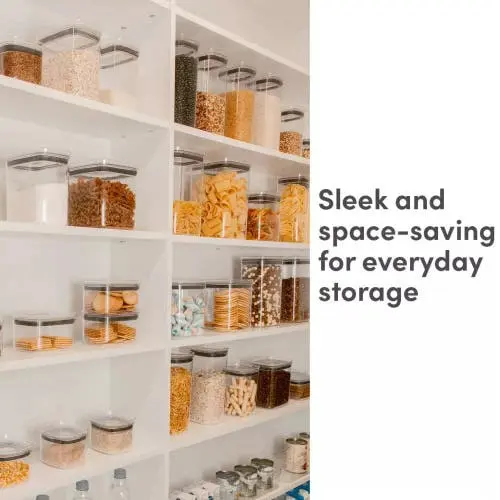 OU Airtight Stackable Food Storage Container With Leak Proof Lid
