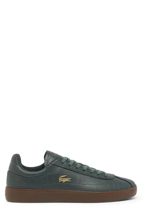 Lacoste Baseshot Croc Debossed Low Top Sneaker