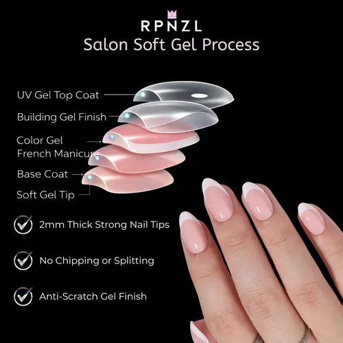 RPNZL Press On Nail Kit - Paris