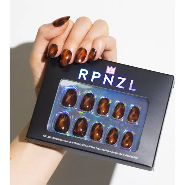 RPNZL Press On Nail Kit - Tortoise