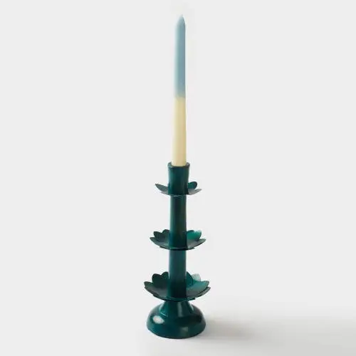 MELA ARTISANS Lotus Bloom Tapered Candleholders