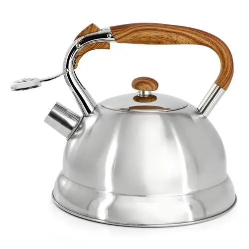 MR. COFFEE Woodmont 2 Quart Stovetop Whistling Tea Kettle