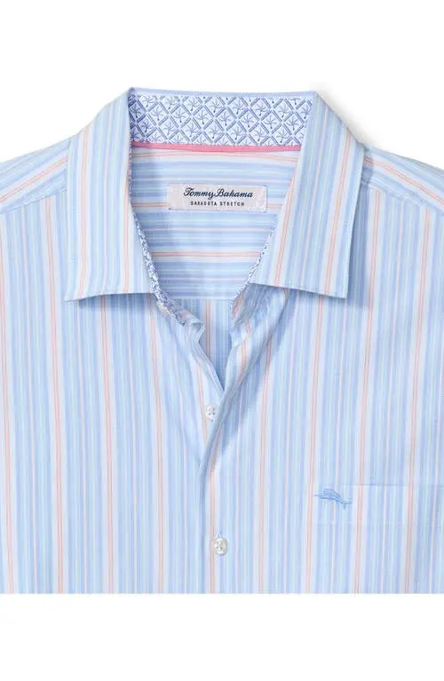 Tommy Bahama Sarasota Stretch Centera Stripe Button-up Shirt