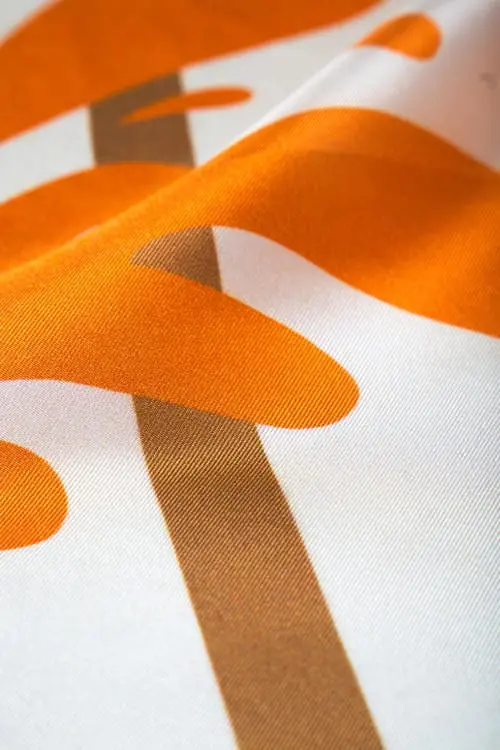 MÈSAN Organic Square Mulberry Silk Scarf