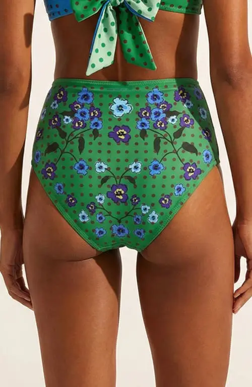 JESSIE ZHAO NEW YORK Polka Bloom Reversible Bikini Bottom