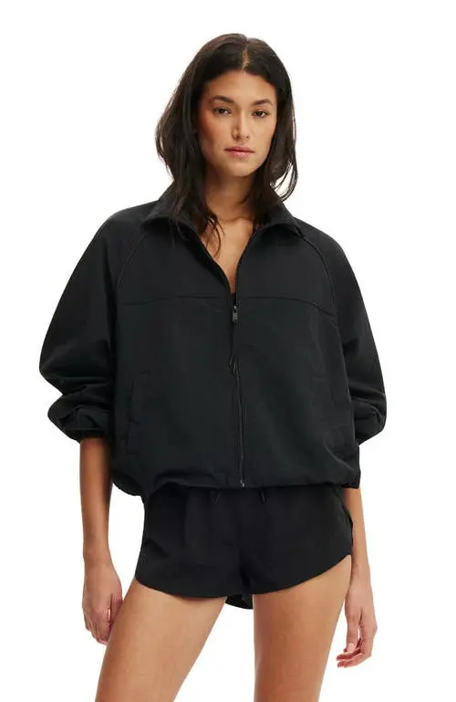 Cotton:on Active Offside Windbreaker - Black