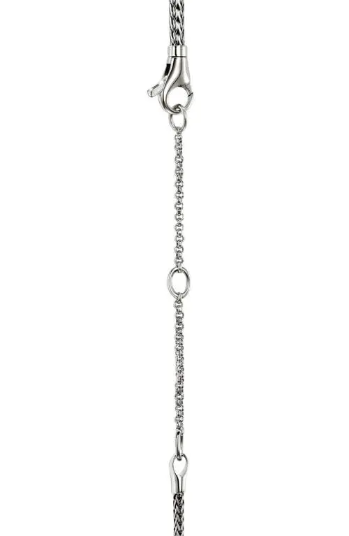 John Hardy Icon Stud Diamond Pendant Necklace - Silver