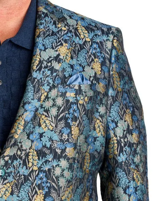 ROBERT GRAHAM BY DXL Big & Tall Floral Jacquard Sport Coat