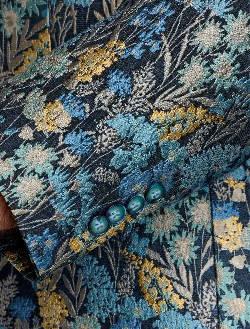 ROBERT GRAHAM BY DXL Big & Tall Floral Jacquard Sport Coat