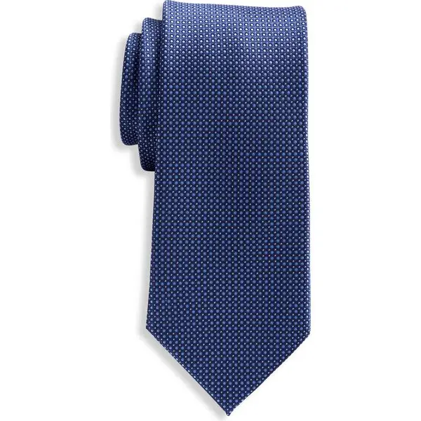 OAK HILL BY DXL Geometric Dotted Tie - Blue