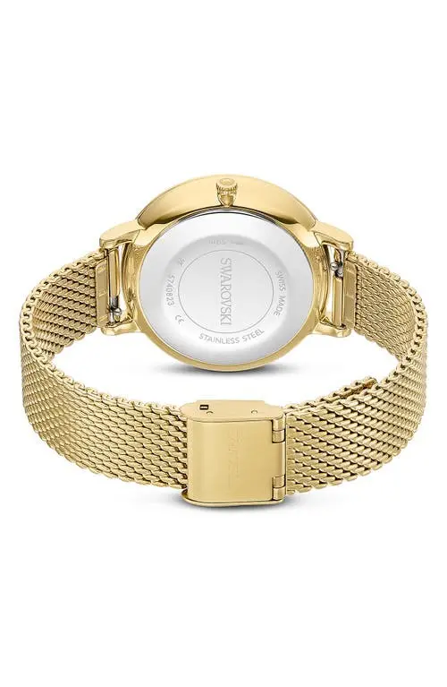 SWAROVSKI Clarica Mesh Strap Watch - Gold