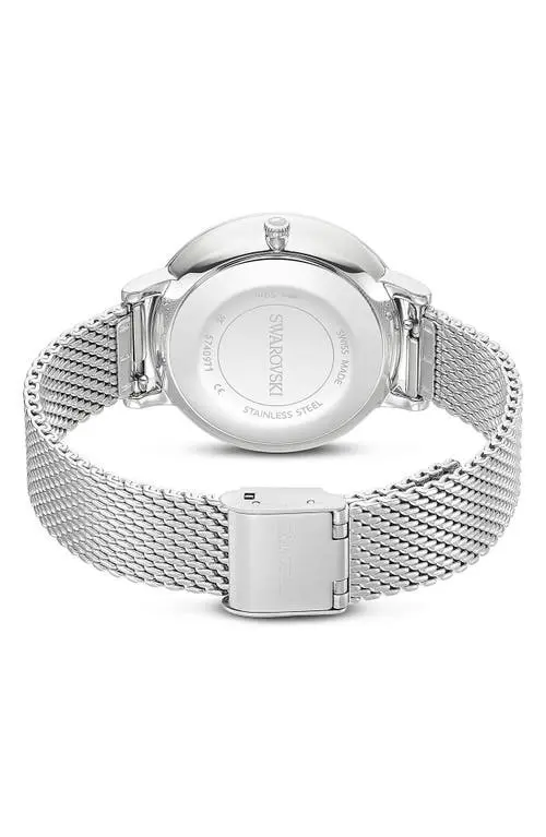 SWAROVSKI Clarica Mesh Strap Watch - Silver
