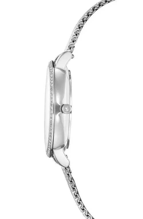 SWAROVSKI Clarica Mesh Strap Watch - Silver