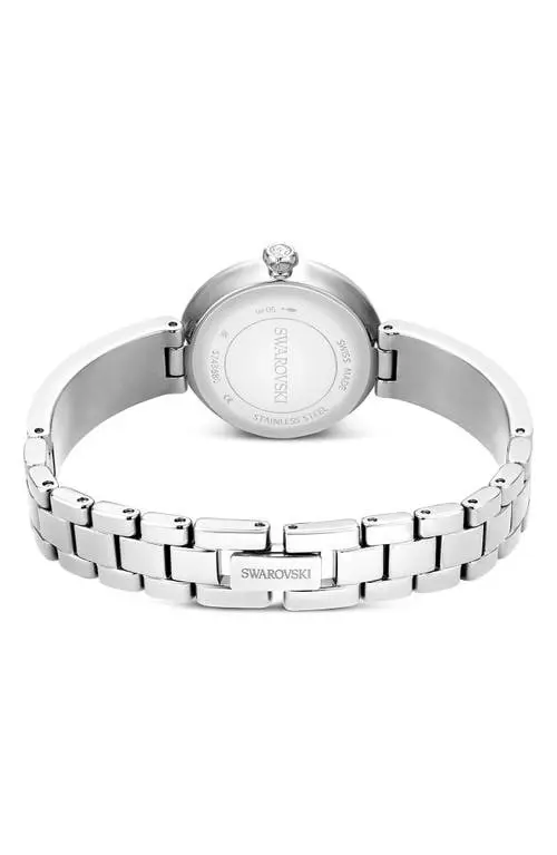 SWAROVSKI Matrix Faux Pearl Bracelet Watch - Silver