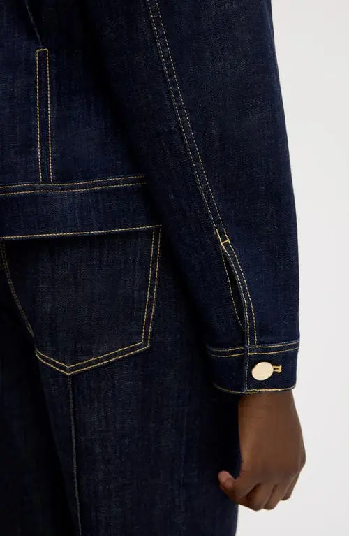 Sam Edelman Cinch Waist Denim Jacket