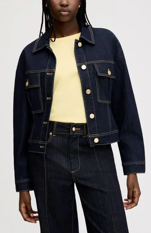 Sam Edelman Cinch Waist Denim Jacket