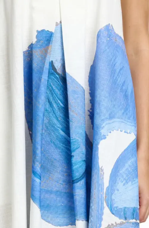 Significant Other Parisa Placed Floral Maxi Dress