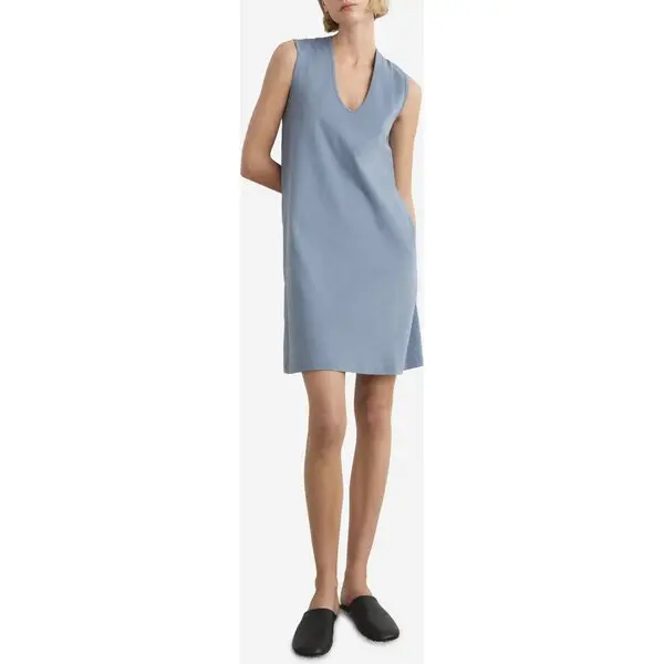 Mango Cotton Nightgown - Blue