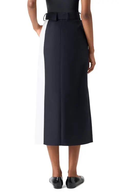 Akris Cloud Cotton & Silk-blend Midi Skirt