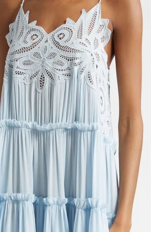 Ulla Johnson Filippa Silk & Lace Gown - Adriatic