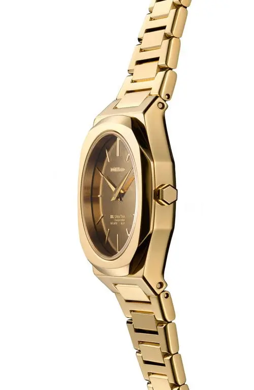 D1 MILANO Gleam Ultra Thin Bracelet Watch - Gold