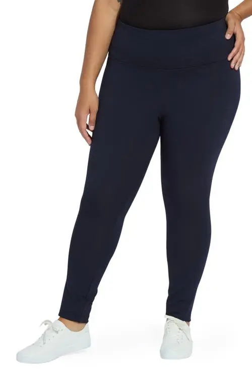 Lyssé Center Seam Ponte Leggings - Midnight