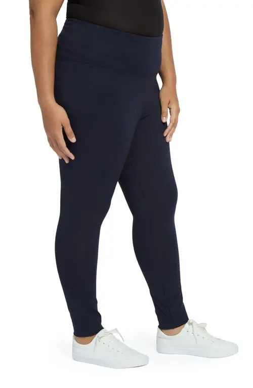 Lyssé Center Seam Ponte Leggings - Midnight