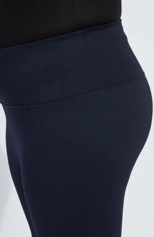 Lyssé Center Seam Ponte Leggings - Midnight