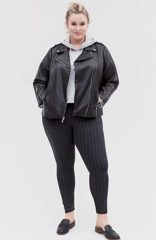 Lyssé Center Seam Ponte Leggings - Midnight