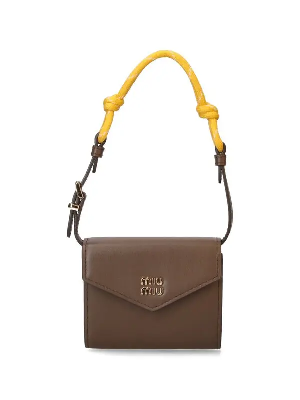 Miu Miu Shoulder Wallet - Taupe