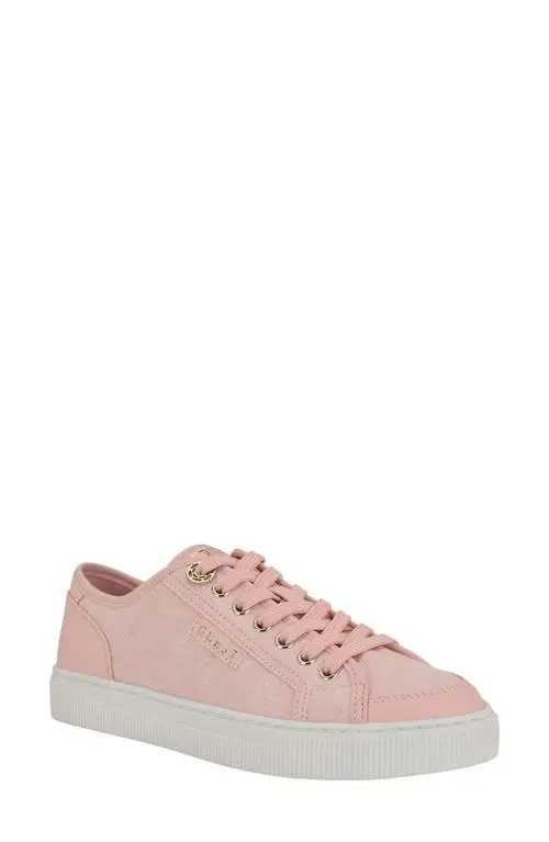 Guess Sandie Low Top Canvas Sneaker - Light Pink